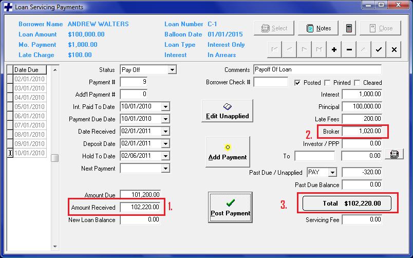 Refund an Overpayment To A Borrower