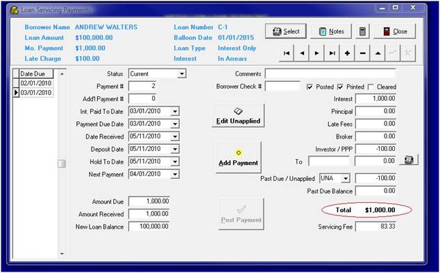 Processing Loan Reserves